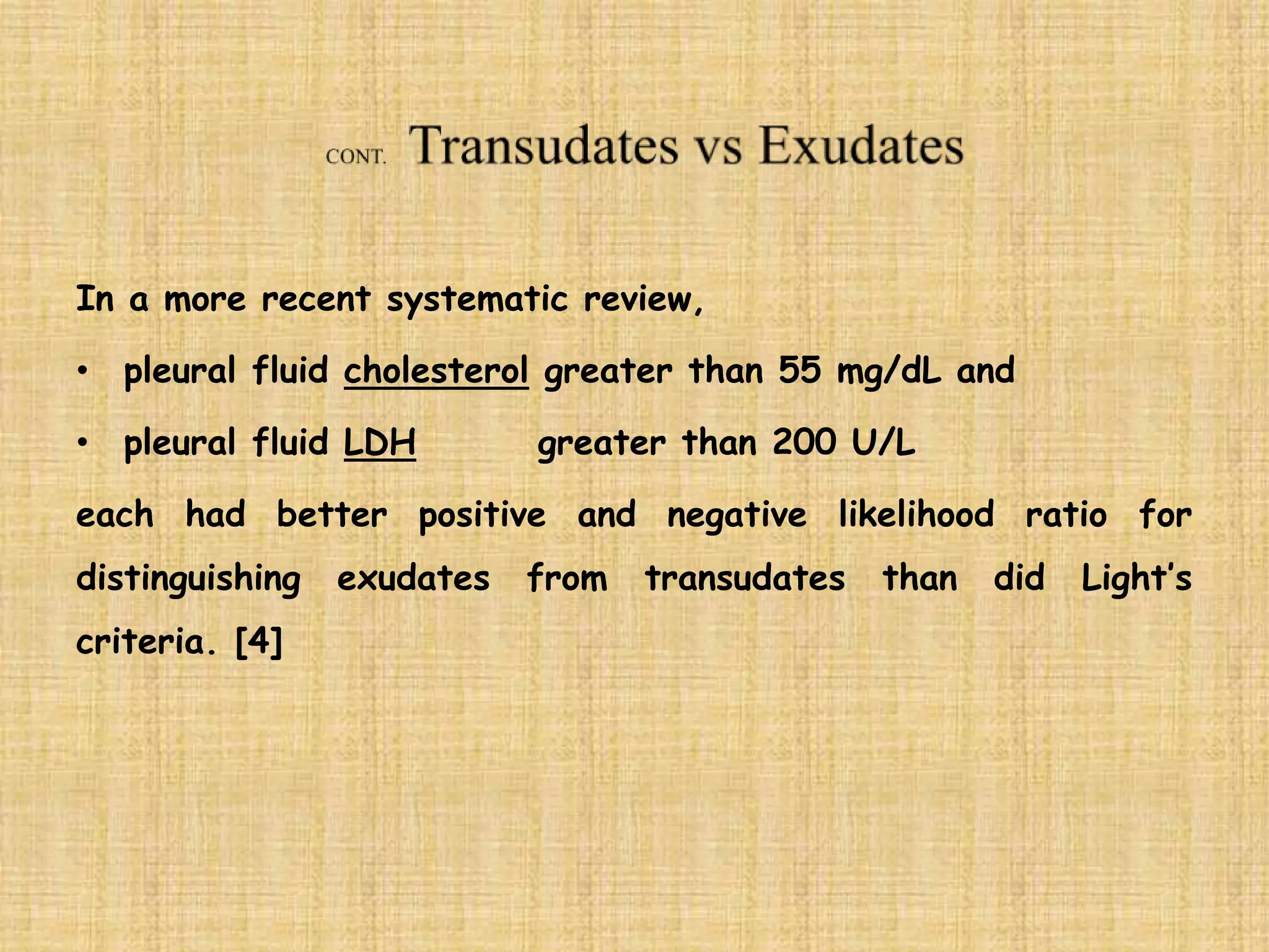 Pleural Fluid Analysis | PPTX