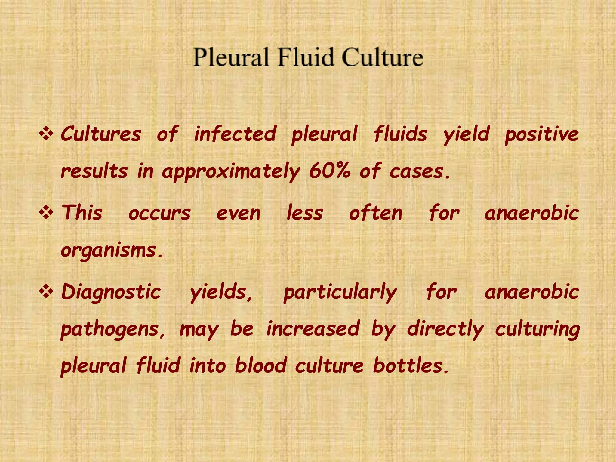 Pleural Fluid Analysis | PPTX