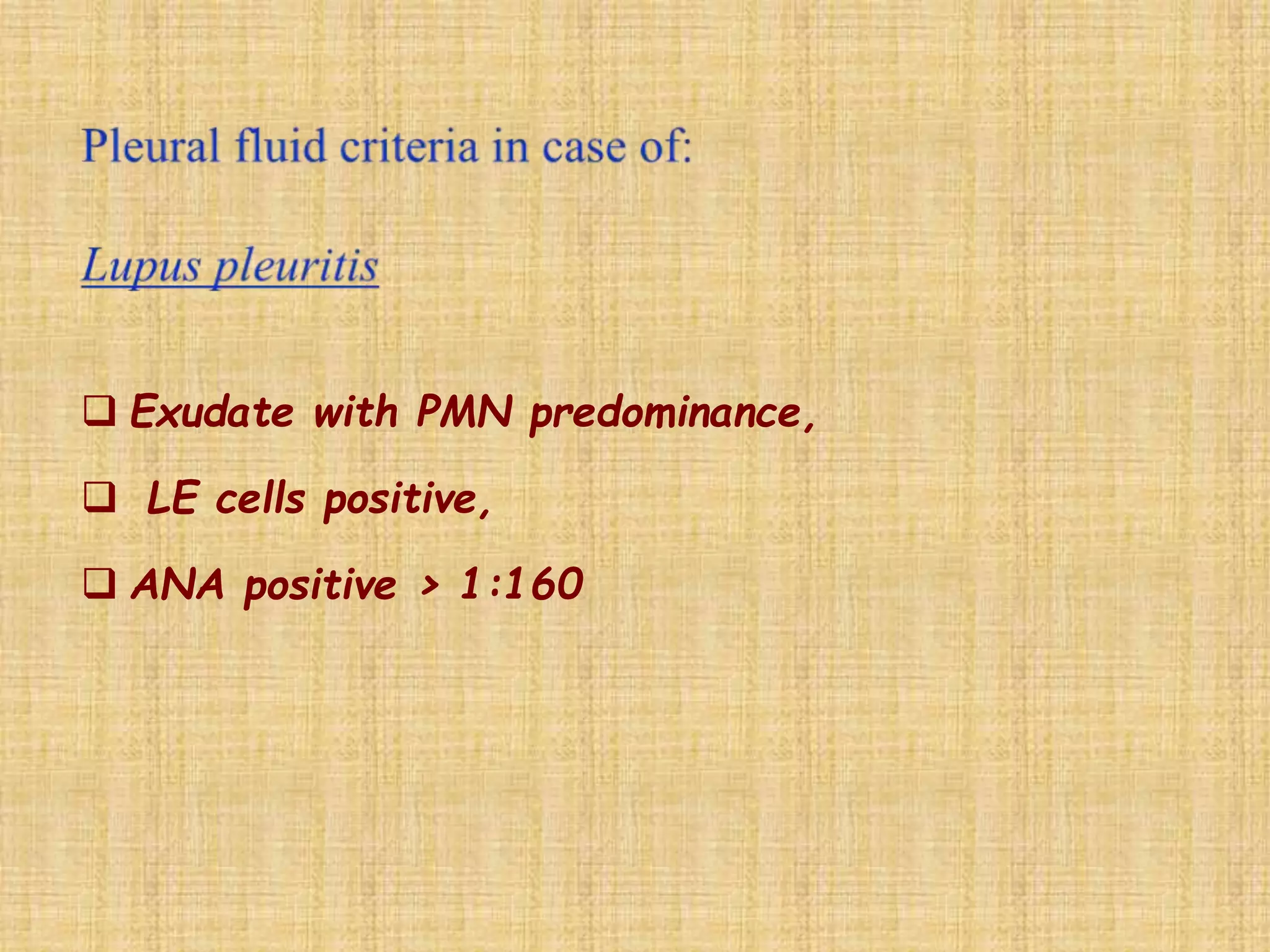 Pleural Fluid Analysis | PPTX