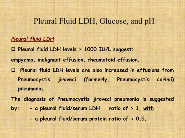 Pleural Fluid Analysis | PPTX
