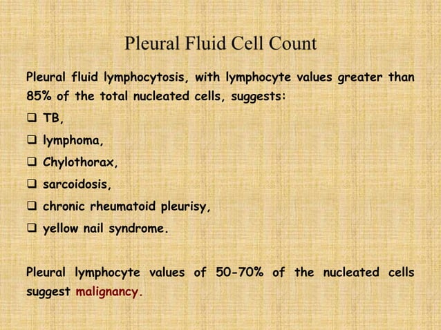 Pleural Fluid Analysis | PPTX