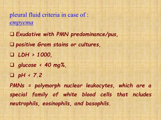 Pleural Fluid Analysis | PPTX