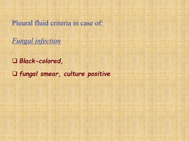 Pleural Fluid Analysis | PPTX