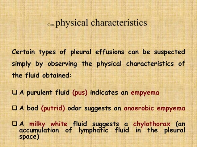 Pleural Fluid Analysis | PPTX