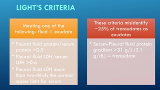 pleural effusion lecture by Dr Joseph Kamara | PPT