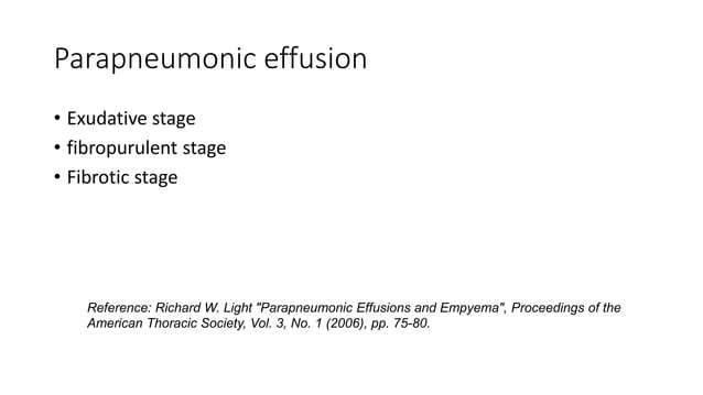 Parapneumonic effusion and Pneumothorax | PPTX