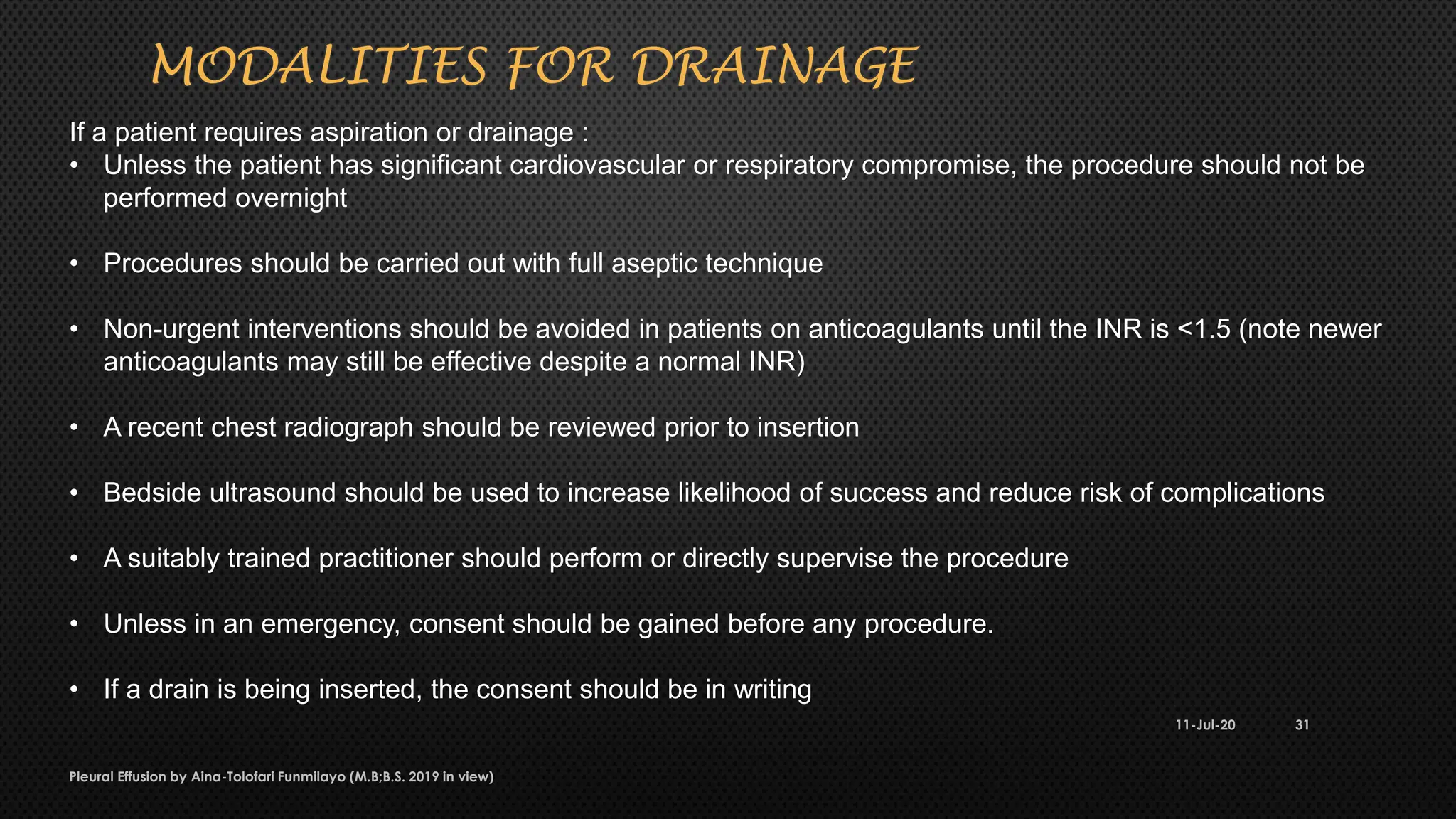 Pleural effusion by Aina- Tolofari Funmilayo Ayodeji | PDF