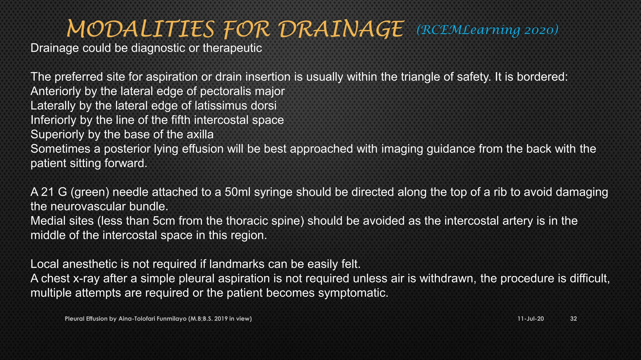 Pleural effusion by Aina- Tolofari Funmilayo Ayodeji | PDF