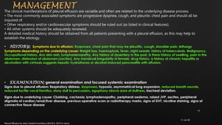 Pleural effusion by Aina- Tolofari Funmilayo Ayodeji | PDF