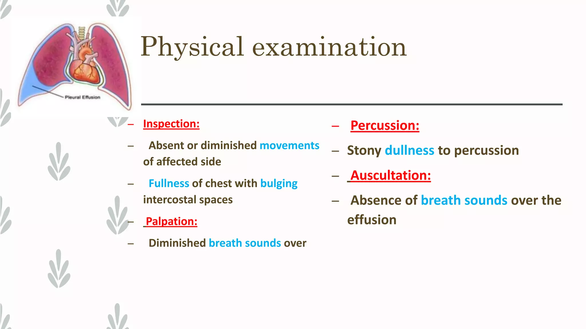 Pleural effusion dr.anush | PDF