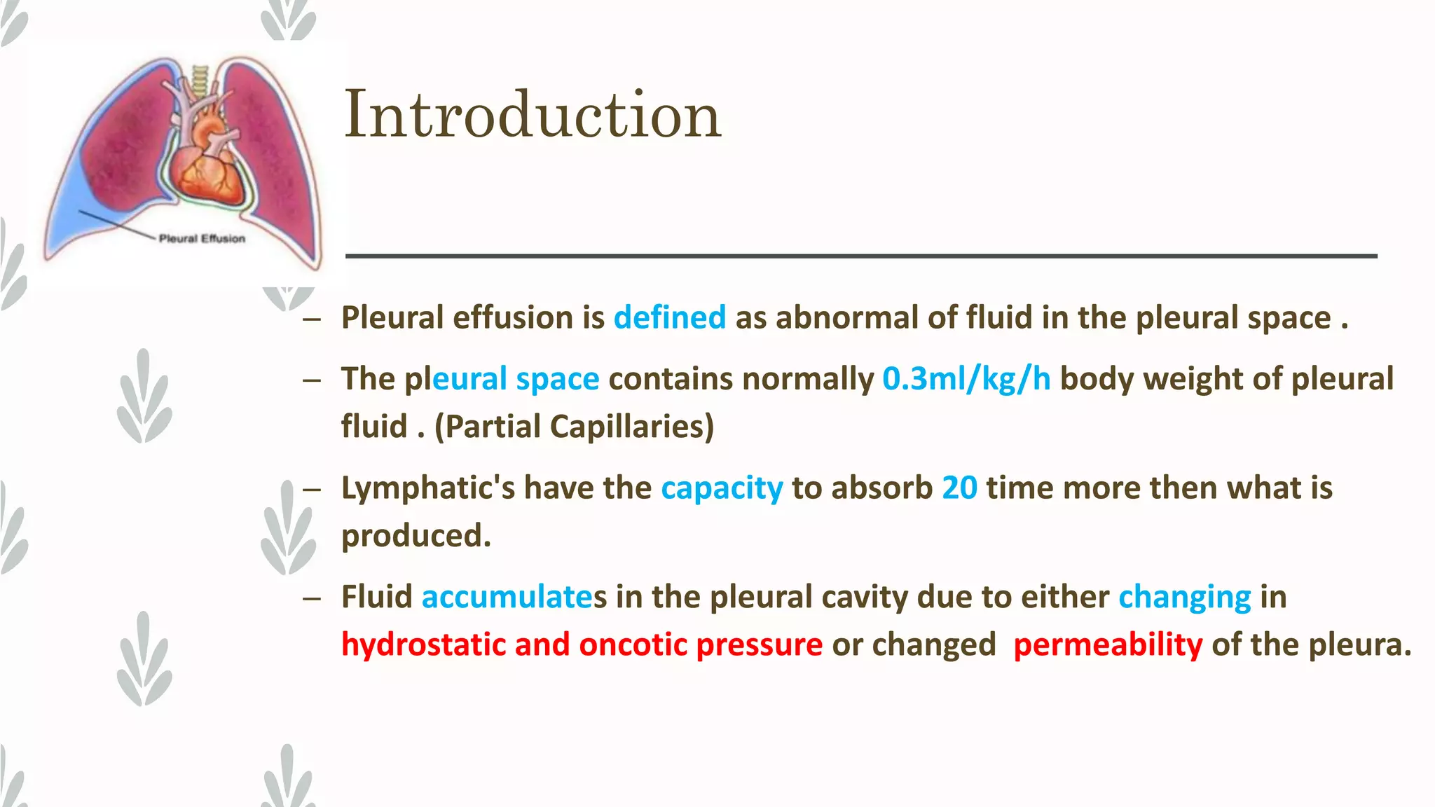 Pleural effusion dr.anush | PDF