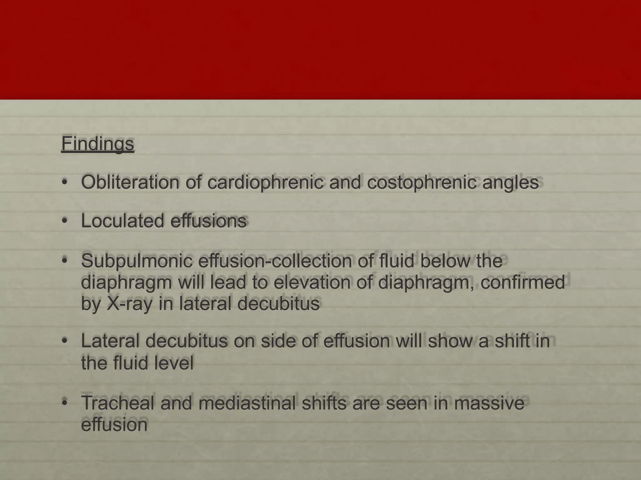Pleural Effusion for Undergraduates | PPTX