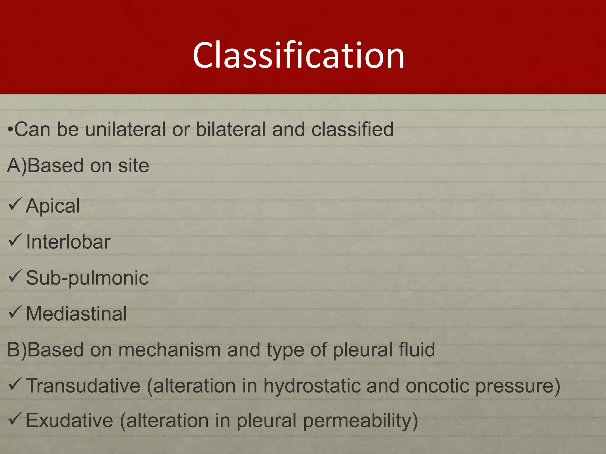 Pleural Effusion for Undergraduates | PPTX
