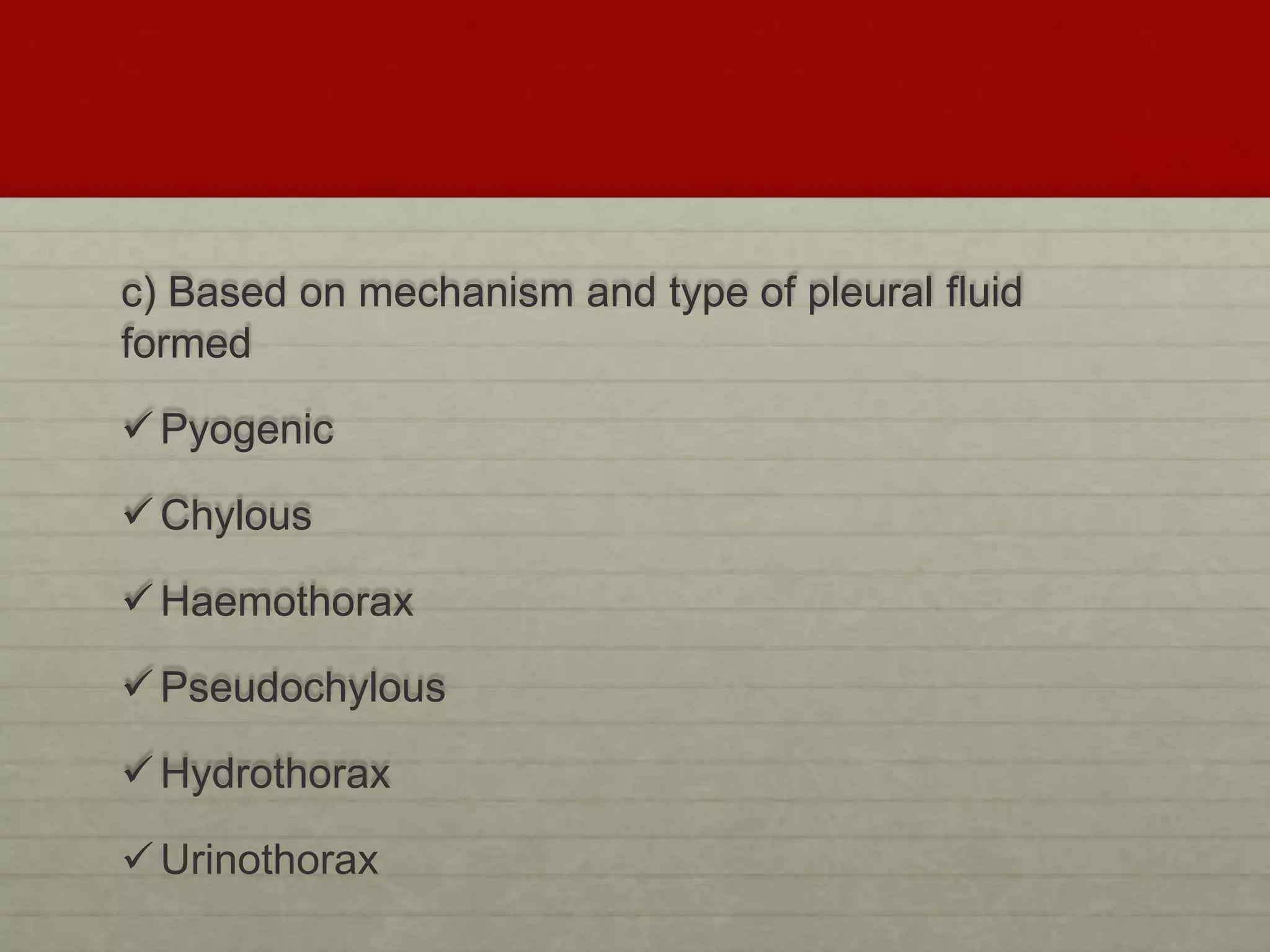 Pleural Effusion for Undergraduates | PPTX