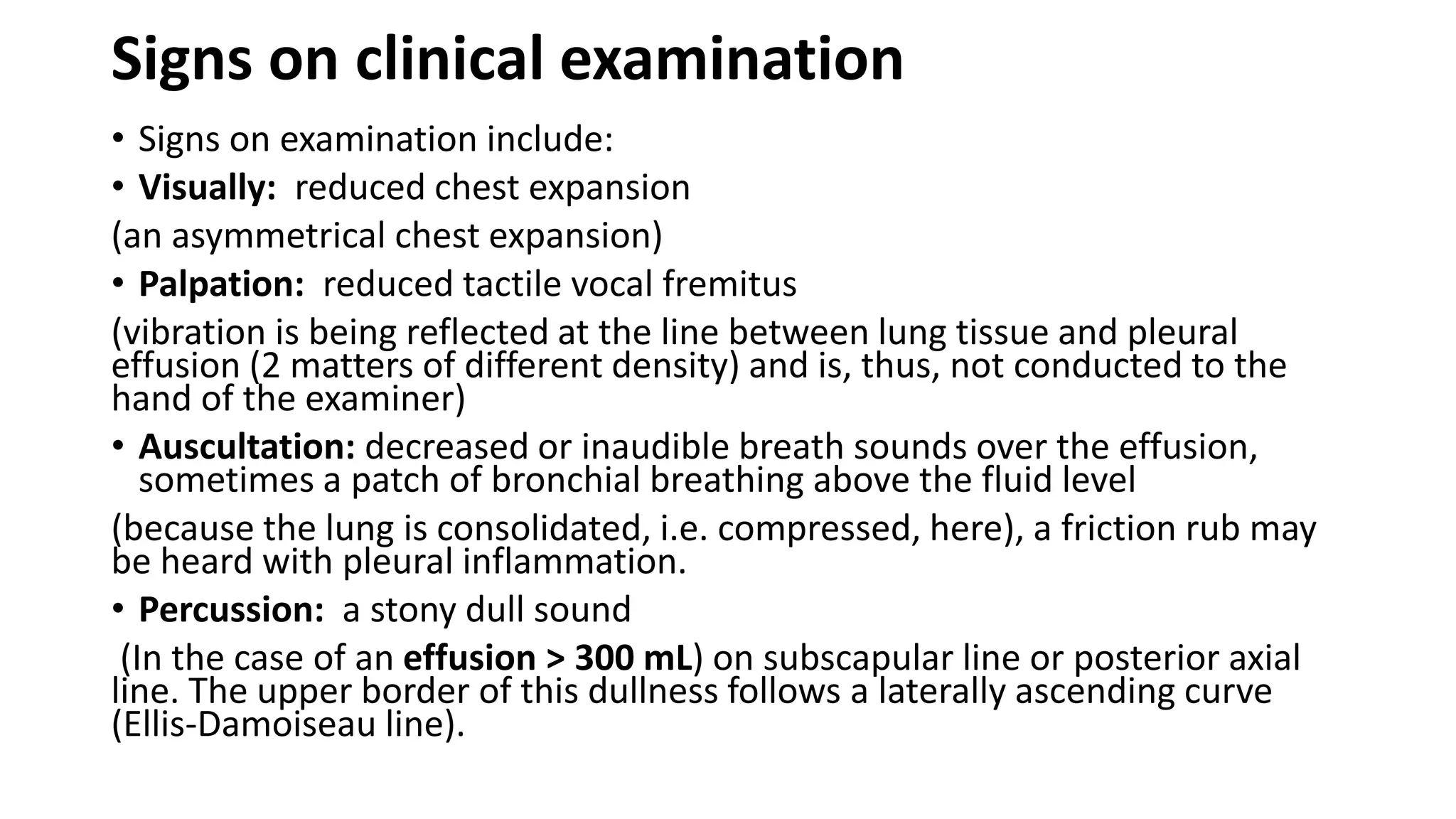 Pleural Effusion lecture | PPTX