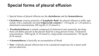 Pleural Effusion lecture | PPTX