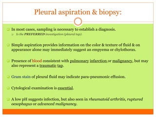 Pleural effusion ppt | PPTX
