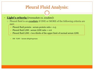 Pleural effusion ppt | PPTX