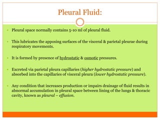Pleural effusion ppt | PPTX