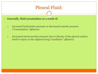 Pleural effusion ppt | PPTX