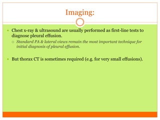 Pleural effusion ppt | PPTX