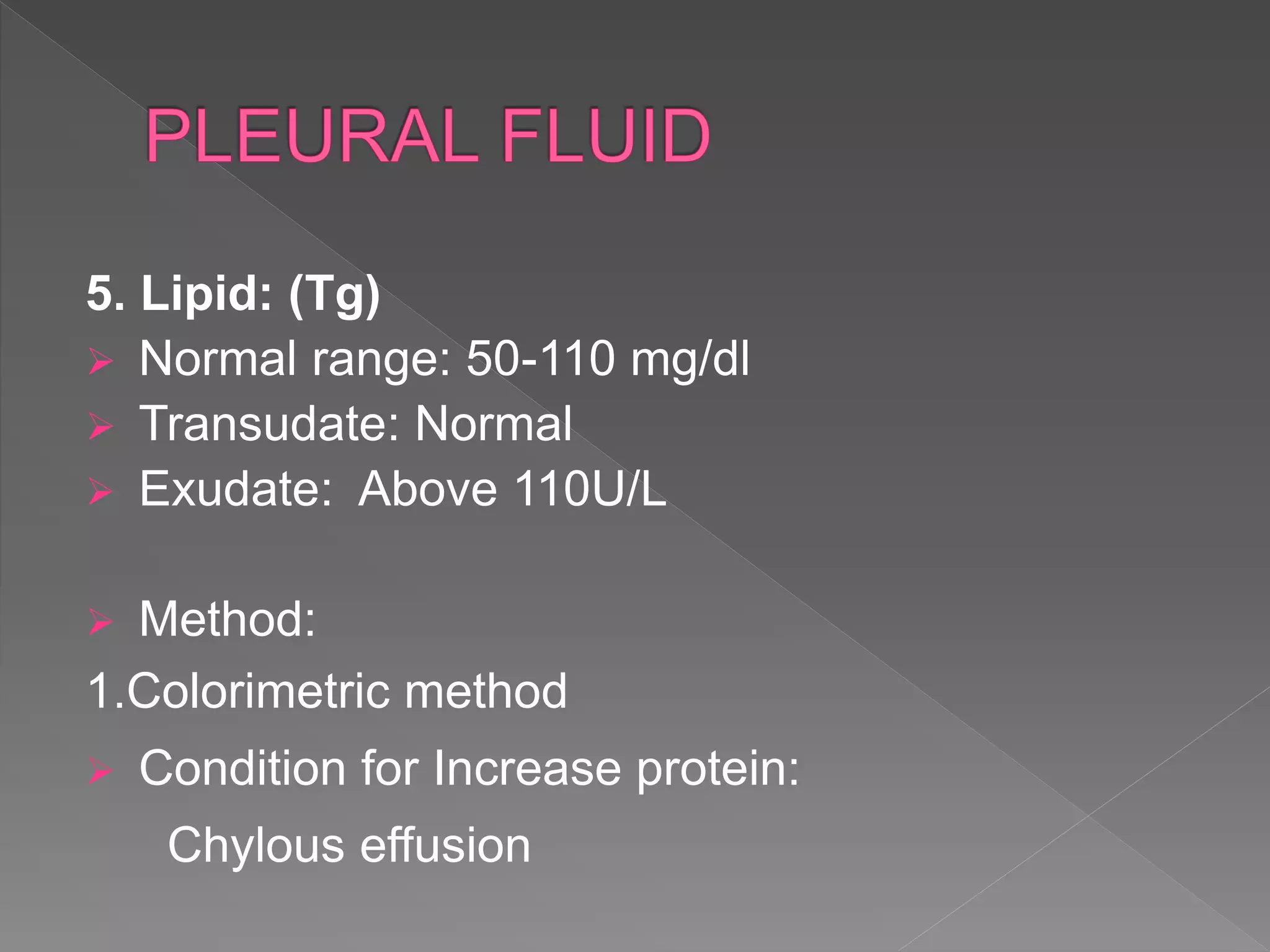 Pleural fluid | PPTX