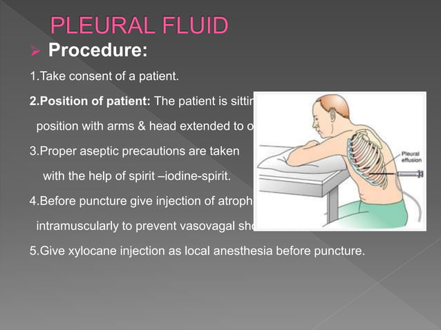 Pleural fluid | PPTX | Lung and Respiratory Health | Diseases and ...
