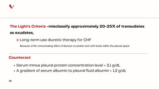 Pleural fluid analysis - Approach (Body fluid analysis) | PPT