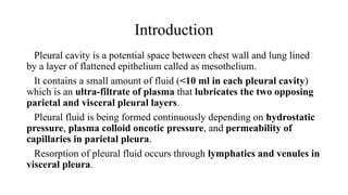 Pleural Fluid Analysis microbiology, pathology | PPTX