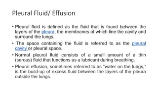Pleural Fluid and Analysis of blood.pptx
