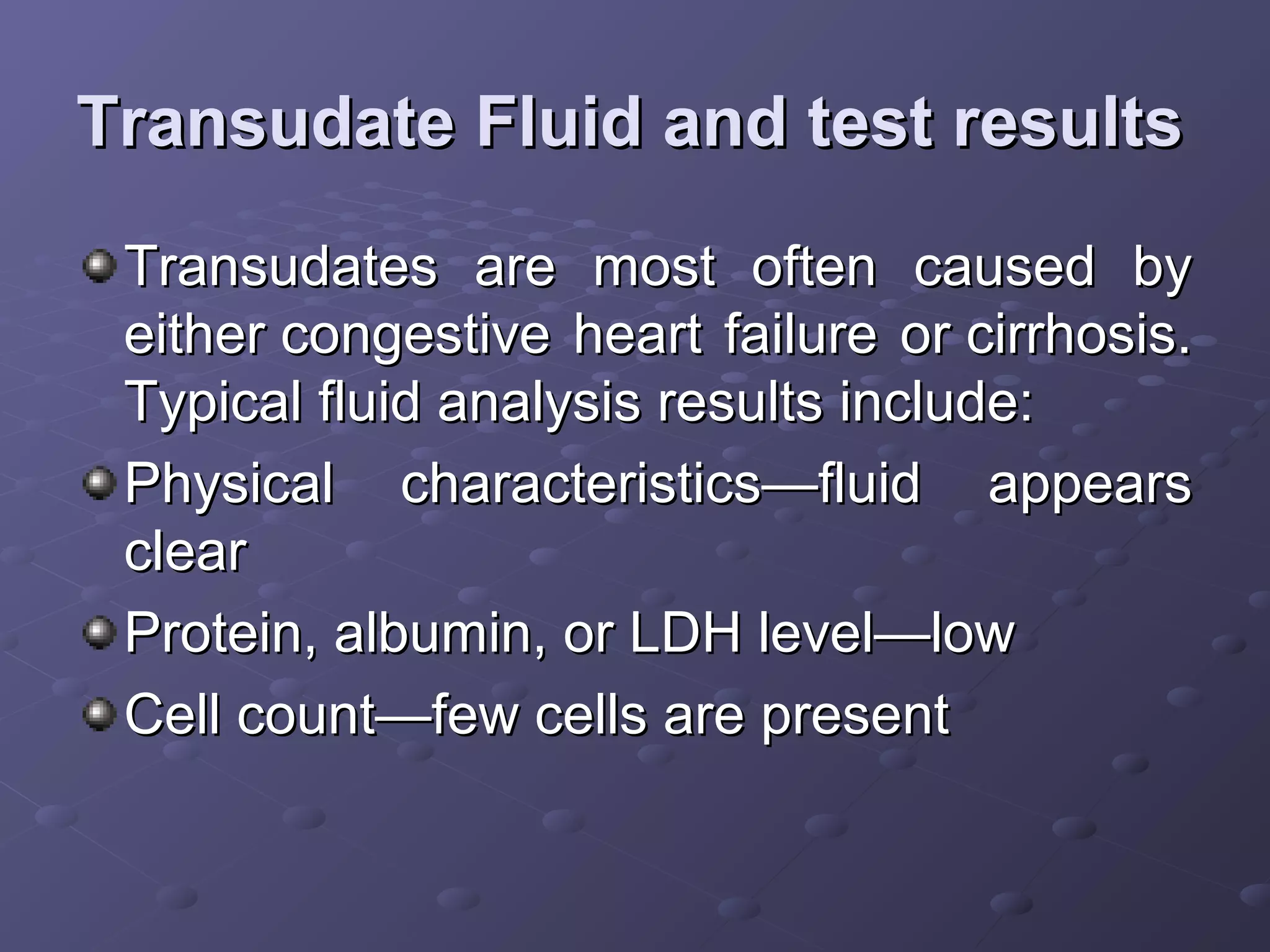 Pleural fluid examination | PPT