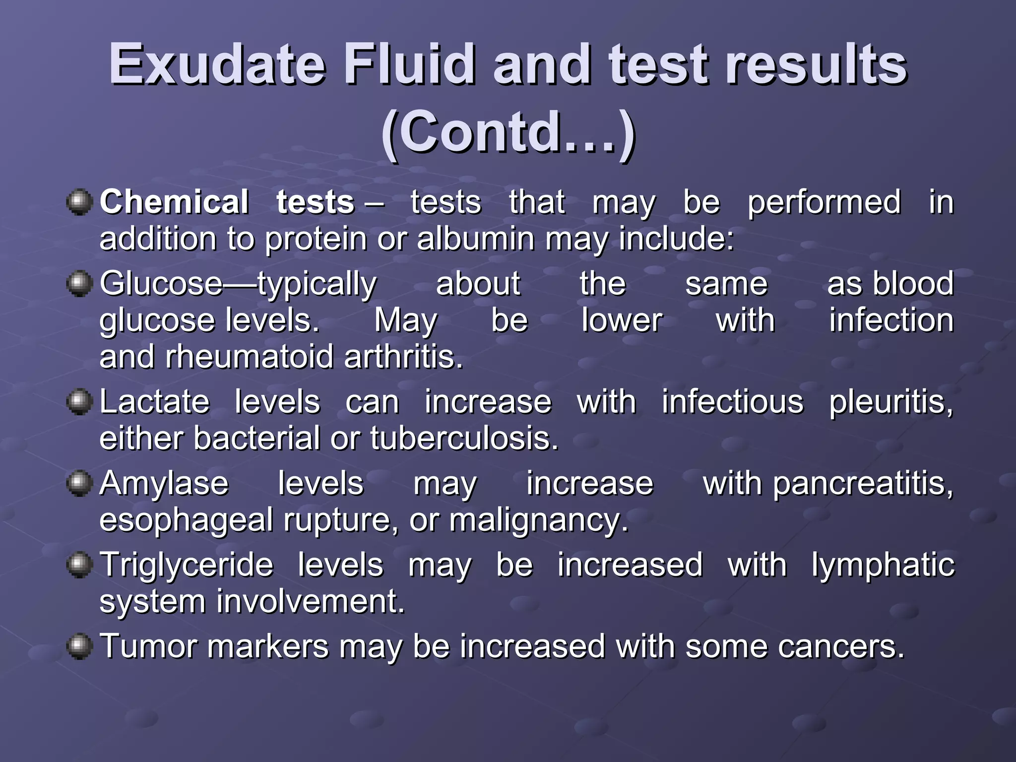 Pleural fluid examination | PPT