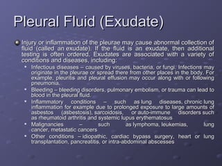 Pleural fluid examination | PPT