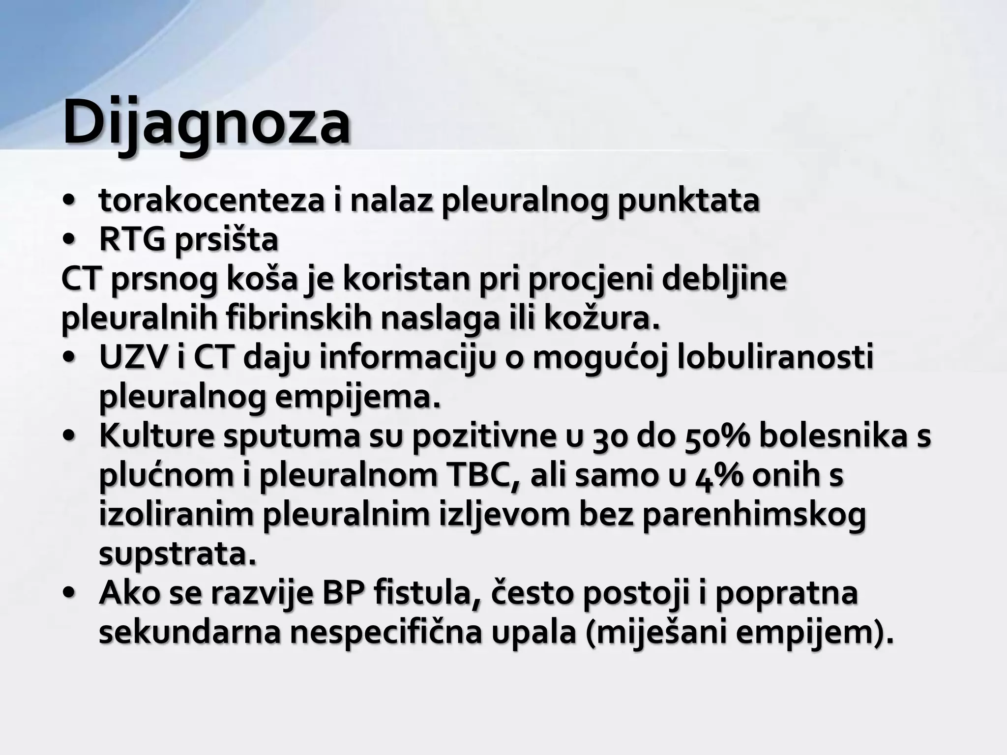 Pleuralni izljev | PPSX