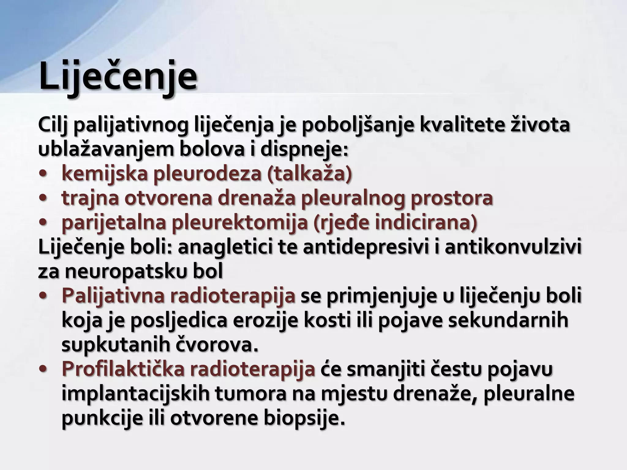 Pleuralni izljev | PPSX