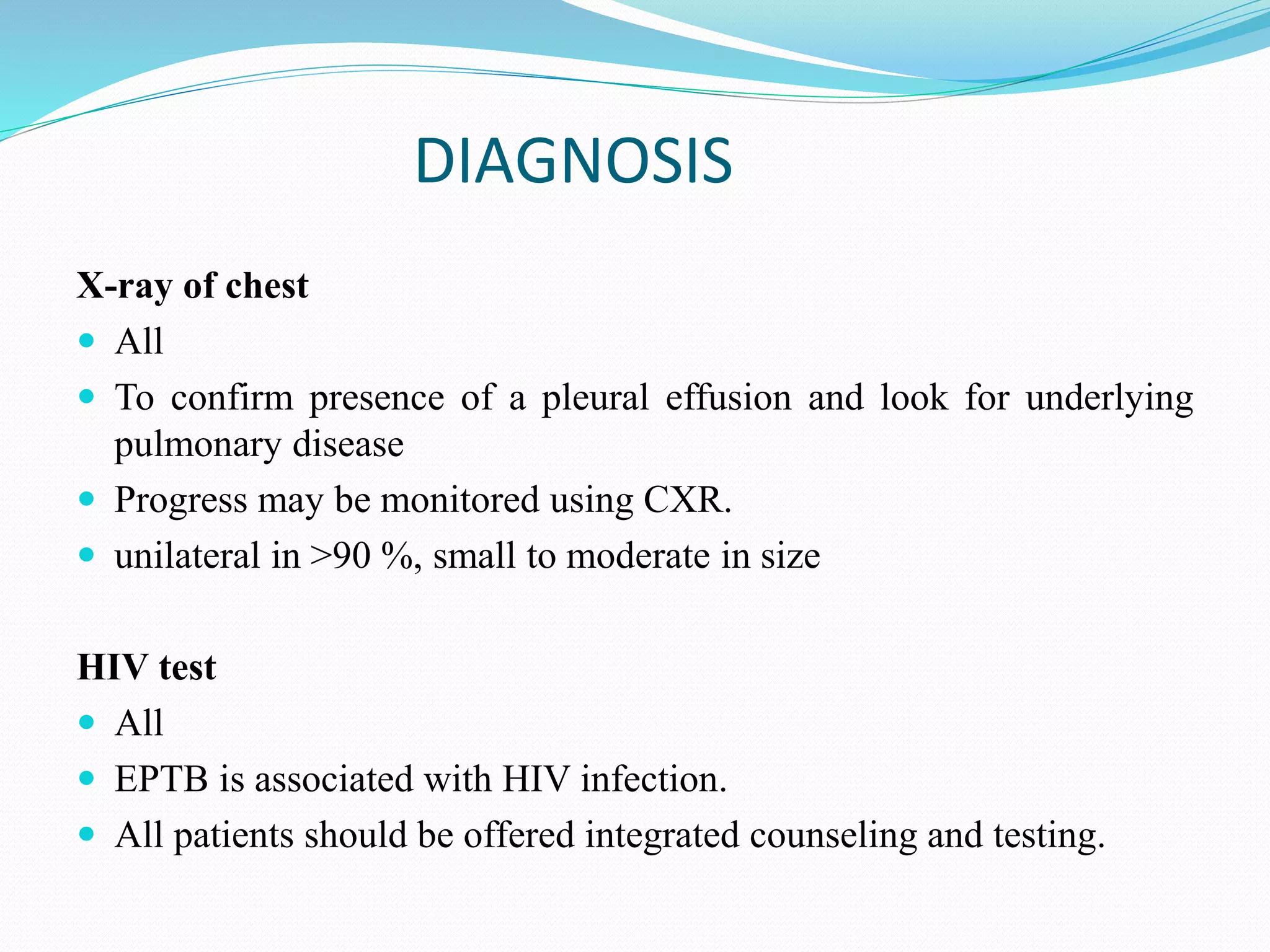 PLEURAL TUBERCULOSIS, (PLEURAL EFFUSION) | PPTX