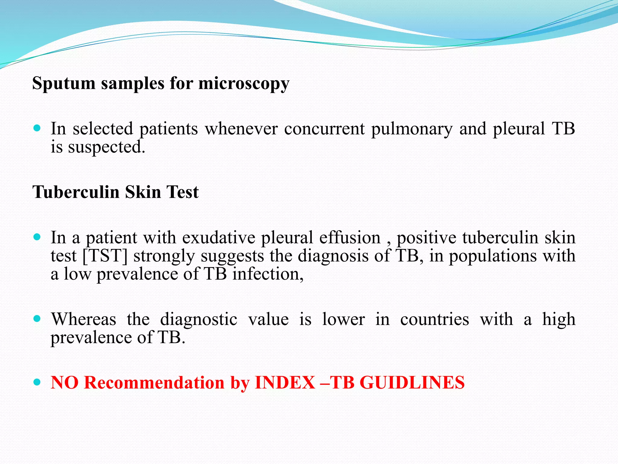 PLEURAL TUBERCULOSIS, (PLEURAL EFFUSION) | PPTX
