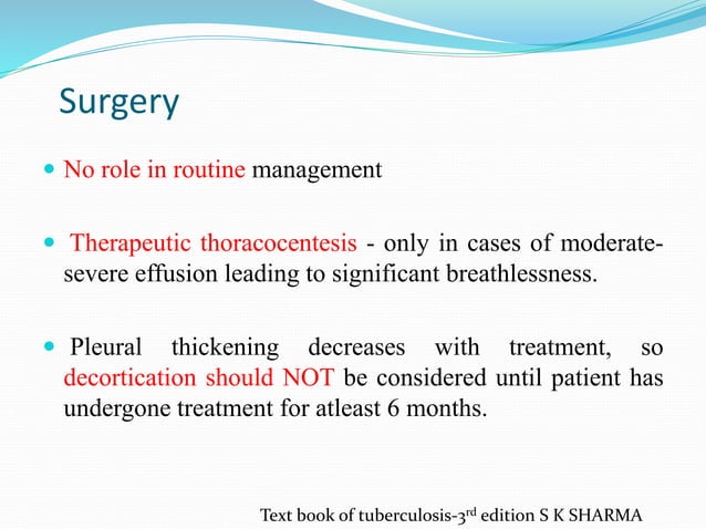 PLEURAL TUBERCULOSIS, (PLEURAL EFFUSION) | PPTX | Lung and Respiratory ...