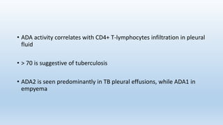 Pleural tuberculosis radhika | PPTX
