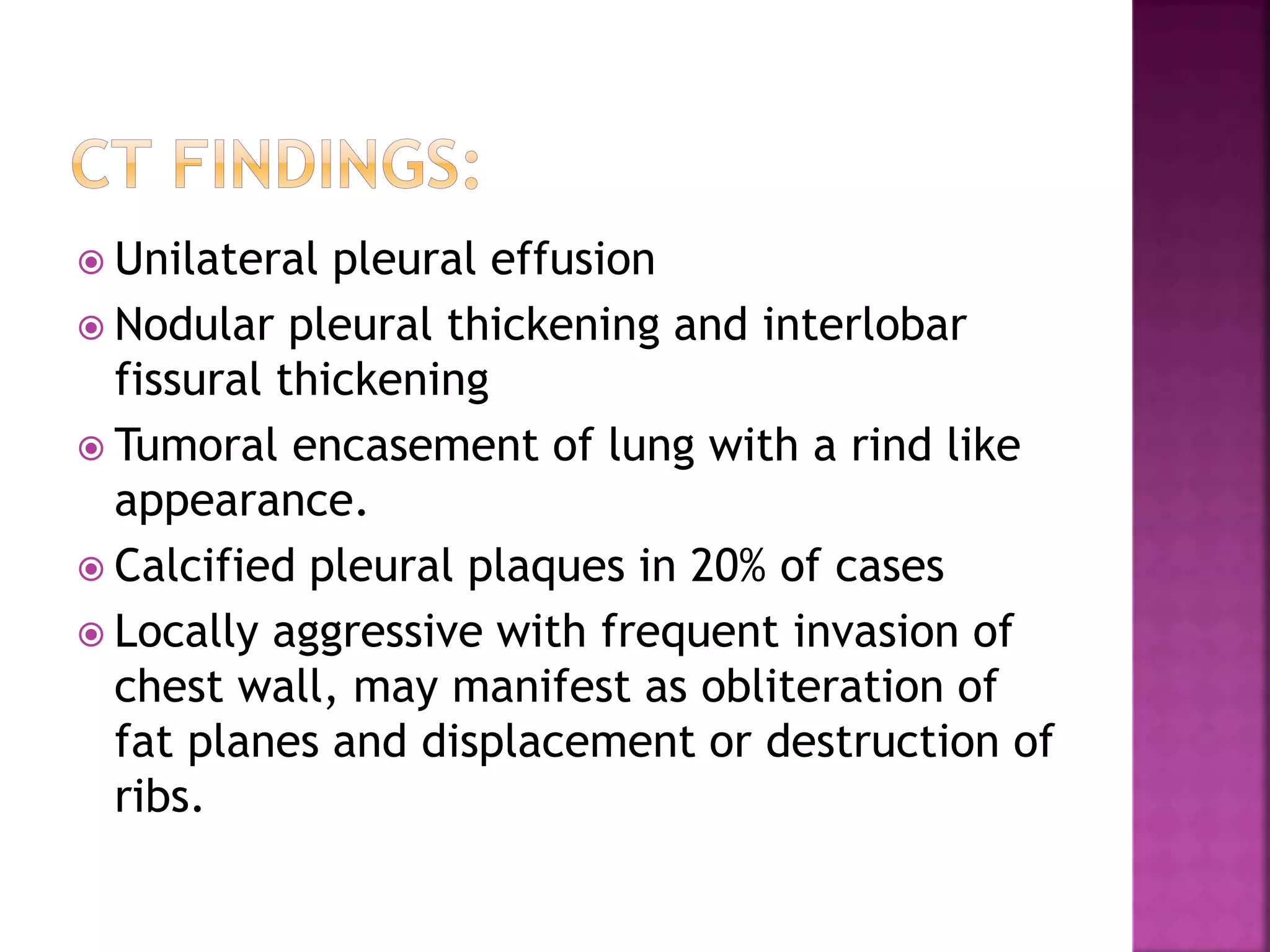 Imaging of Pleural tumors Dr Alekya | PPTX