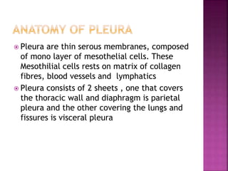 Imaging of Pleural tumors Dr Alekya | PPTX