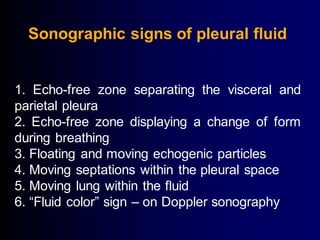 Pleural Ultrasound | PDF