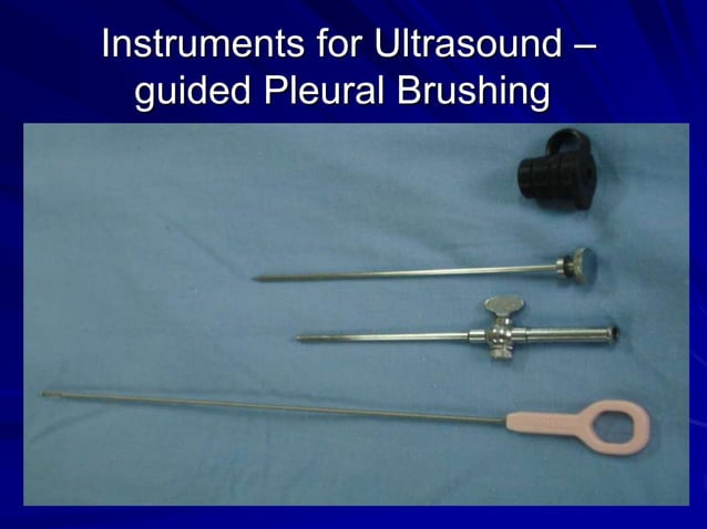 Ultrasound Guided Pleural Procedures | PPT