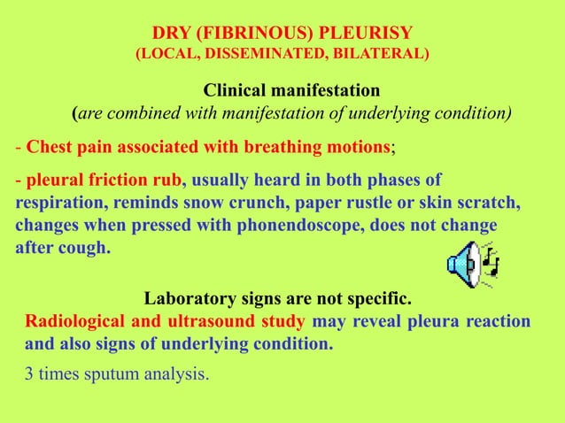 Pleurisy.ppt | Lung and Respiratory Health | Diseases and Conditions
