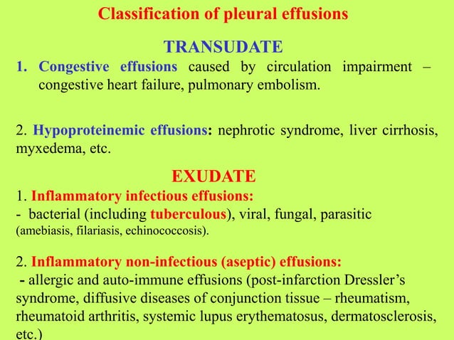 Pleurisy.ppt | Lung and Respiratory Health | Diseases and Conditions