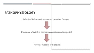 Pleurisy a short overview on this topic . | PPTX