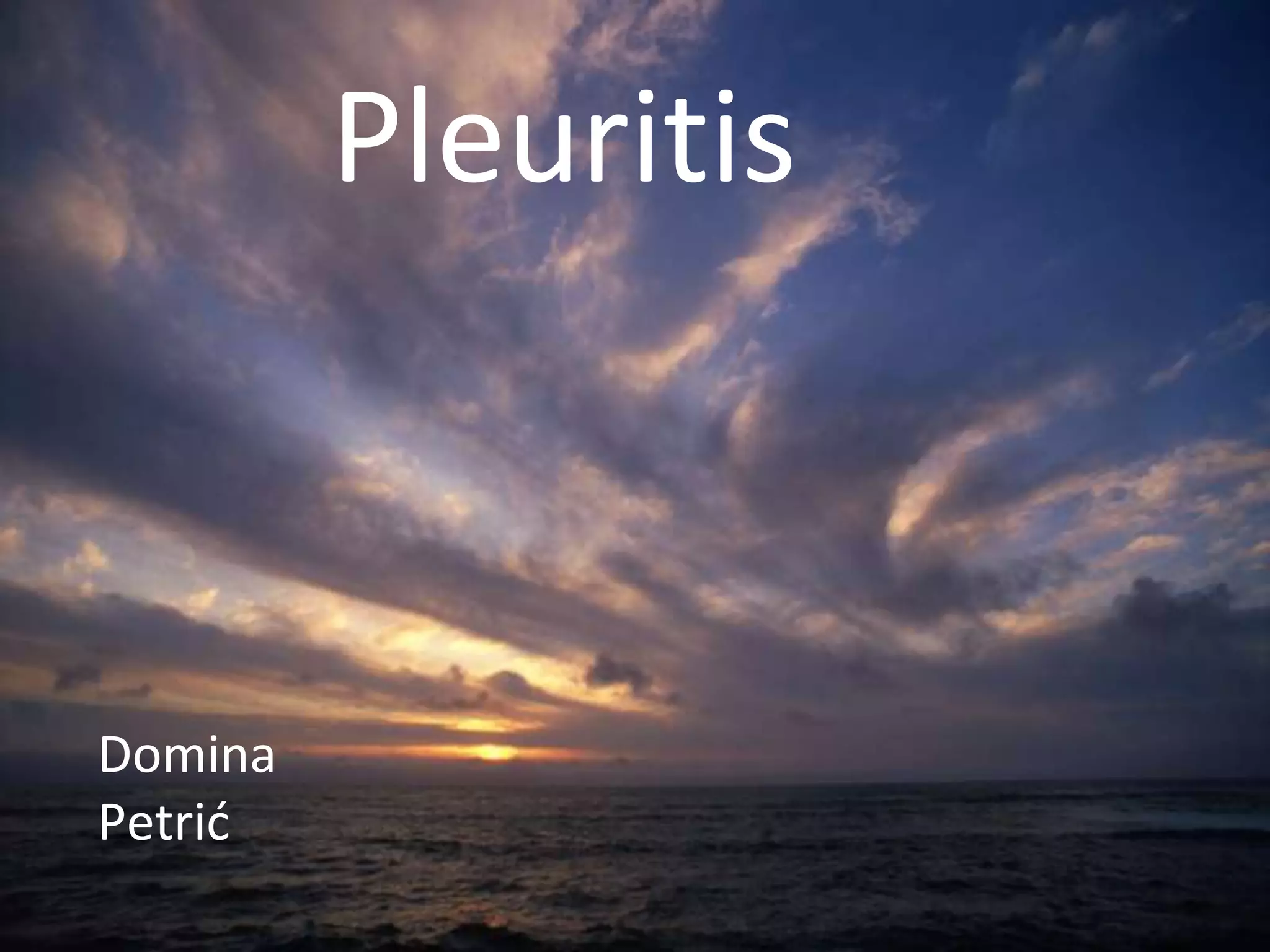 Pleuritis | PPSX