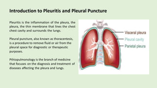 Pleuritis and pleural puncture ppt new by Tanu & Danish.pptx