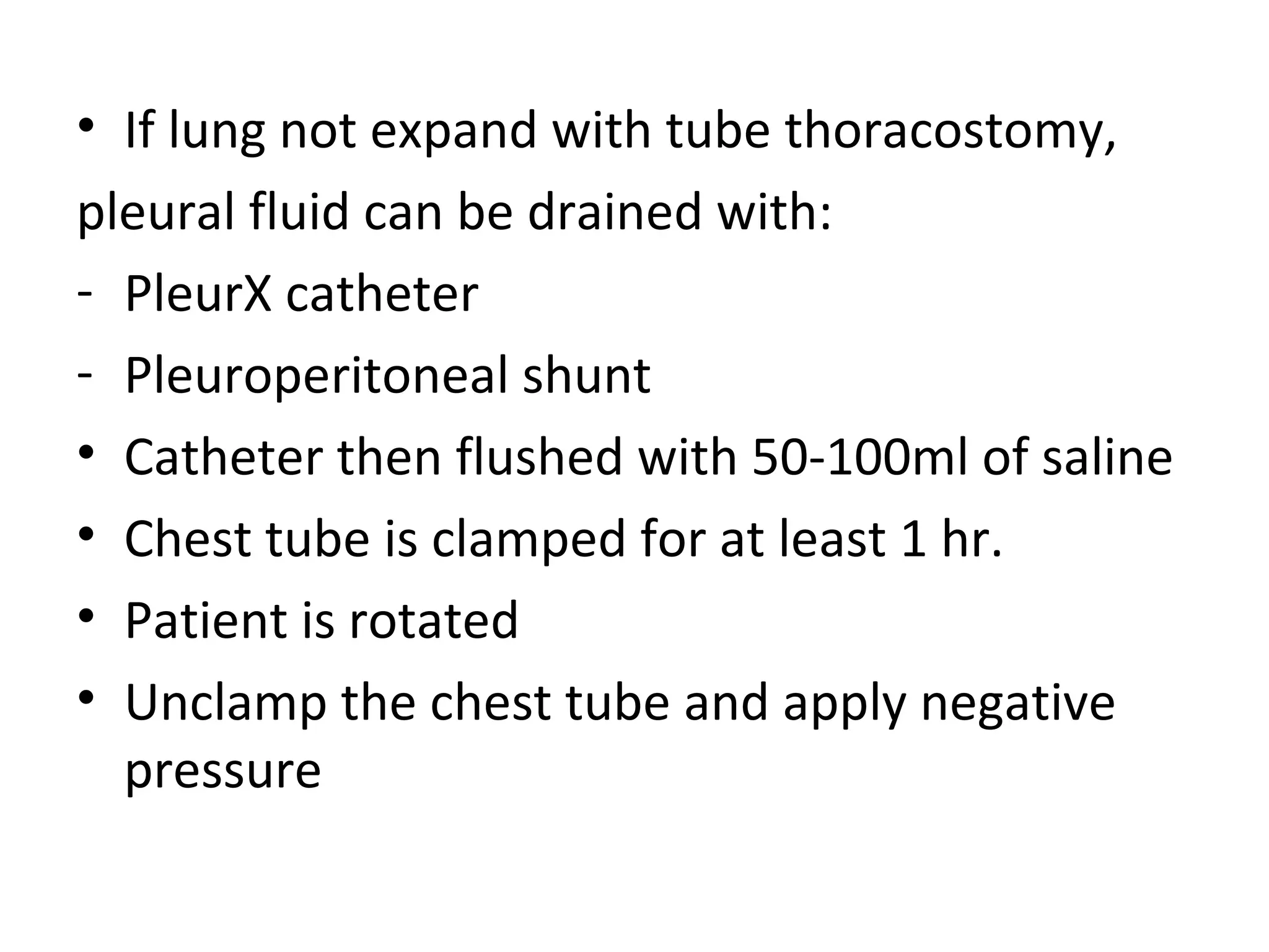 Pleurodesis | PPT