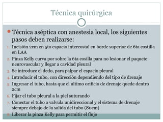 Pleurostomia y tubo de torax | PPT